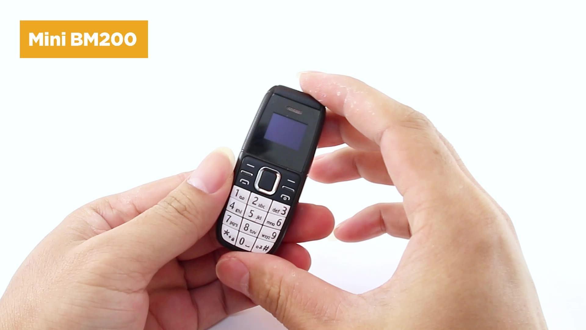 Mini Bm200 0.66 Inch Oled Screen Dual Sim Card Super Mini Bt Dialer 4 ...