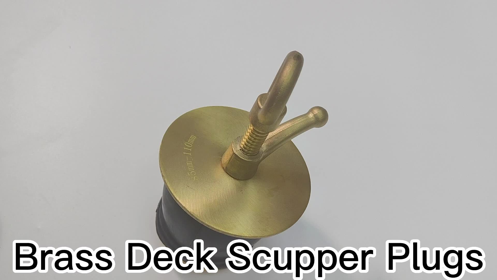 2.5mm /45mm Plate 480g Screw Ship Manufacturers Brass Scupper Plugs ...