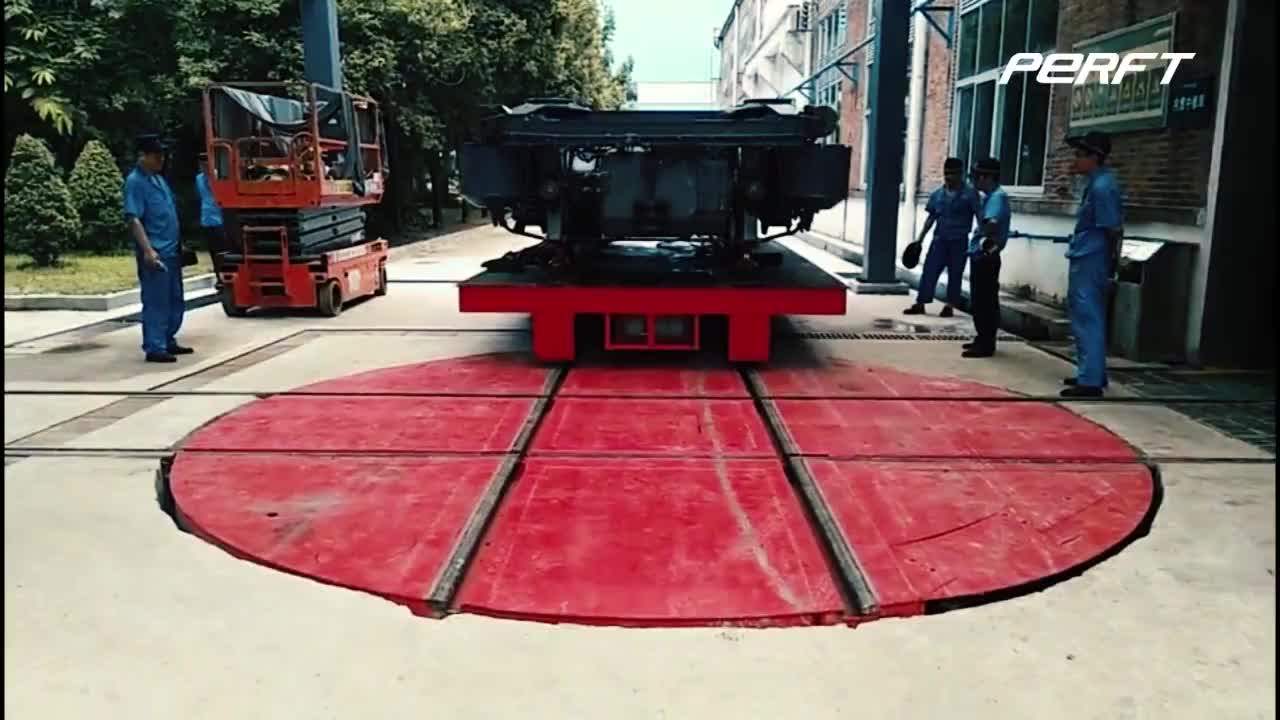 Electric Turntable Rail Car Electric Rotating Platform - Buy ...