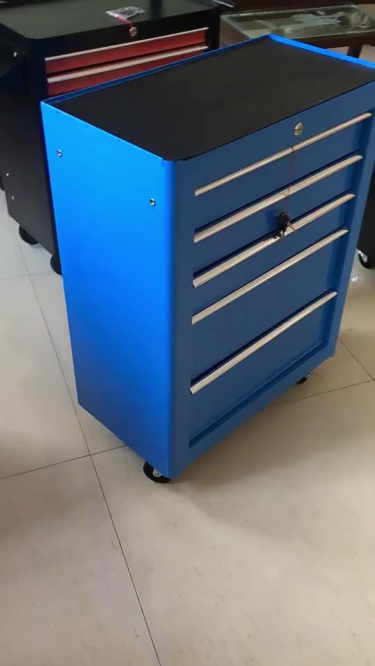 Rolling Box Heavy Duty Stainless Steel Tool Chest 5 Cabinets Heavy Duty ...
