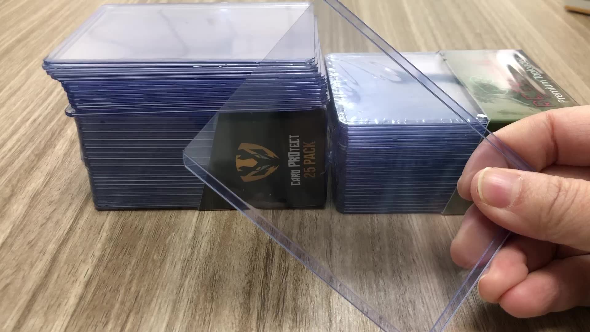 Custom Pvc Cards Holder Sleeve Top Loader Jo--b-04 - Buy Card Holder ...