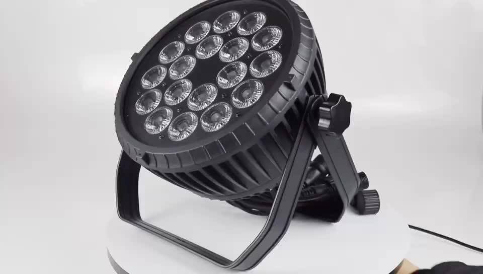 Grace 18*18w 6in1 Rgbwauv Led Flat Par Light Outdoor Waterproof Led Par ...