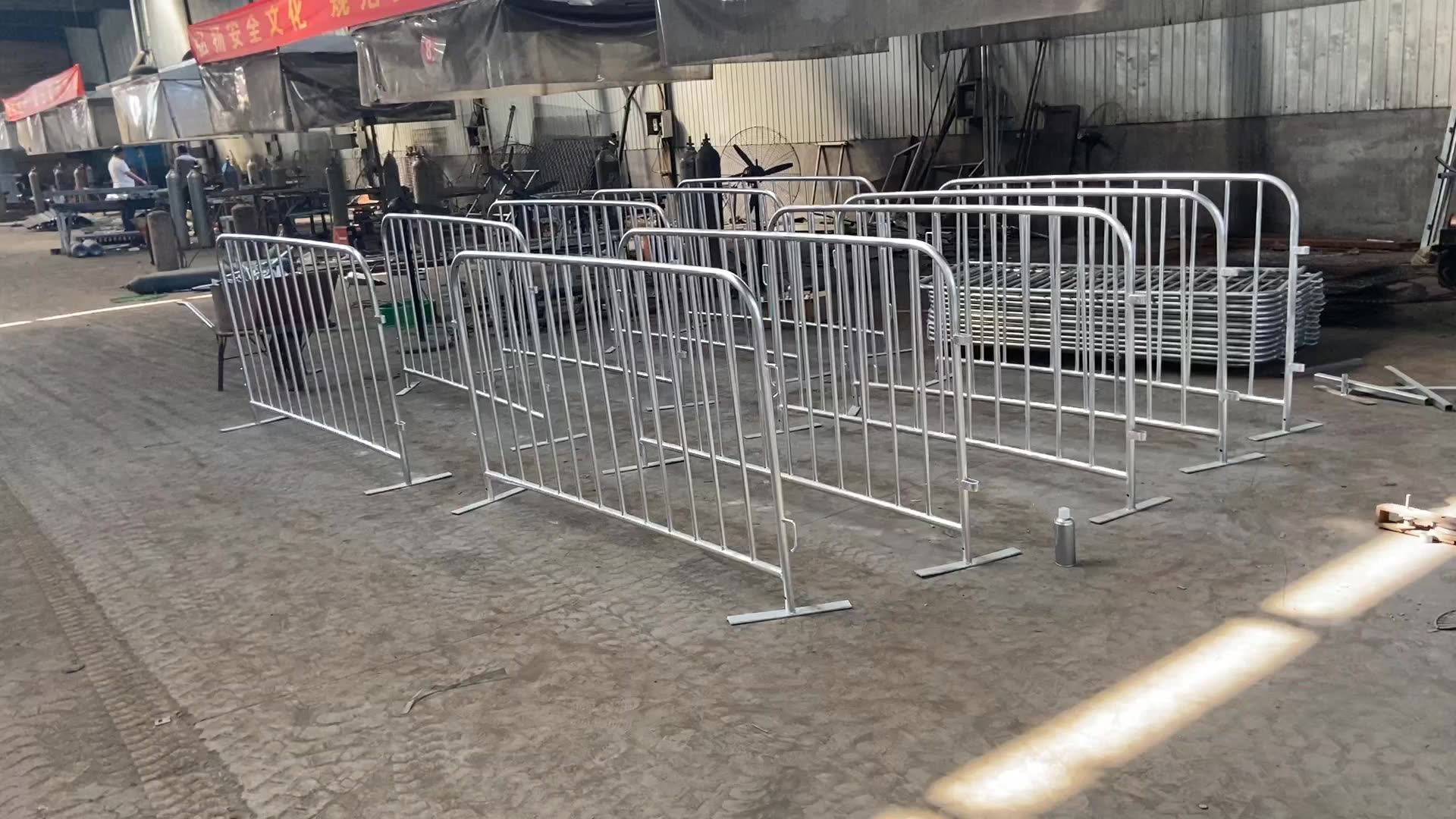 High Quality Barriers Temporary Barricades Pedestrian Steel Barricade ...
