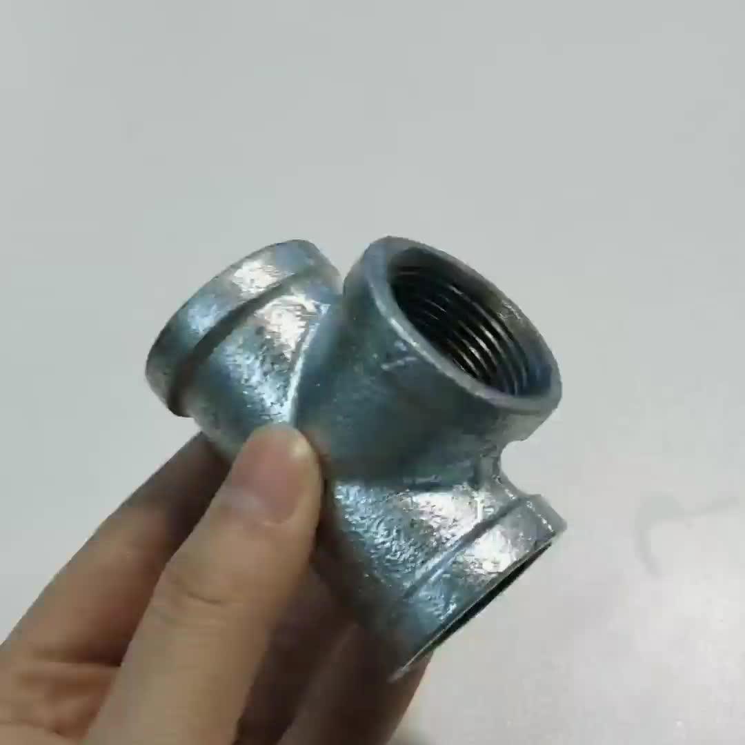 Banded Galvanized Malleable Iron Pipe Tee Joint Fitting - Buy Fittings ...