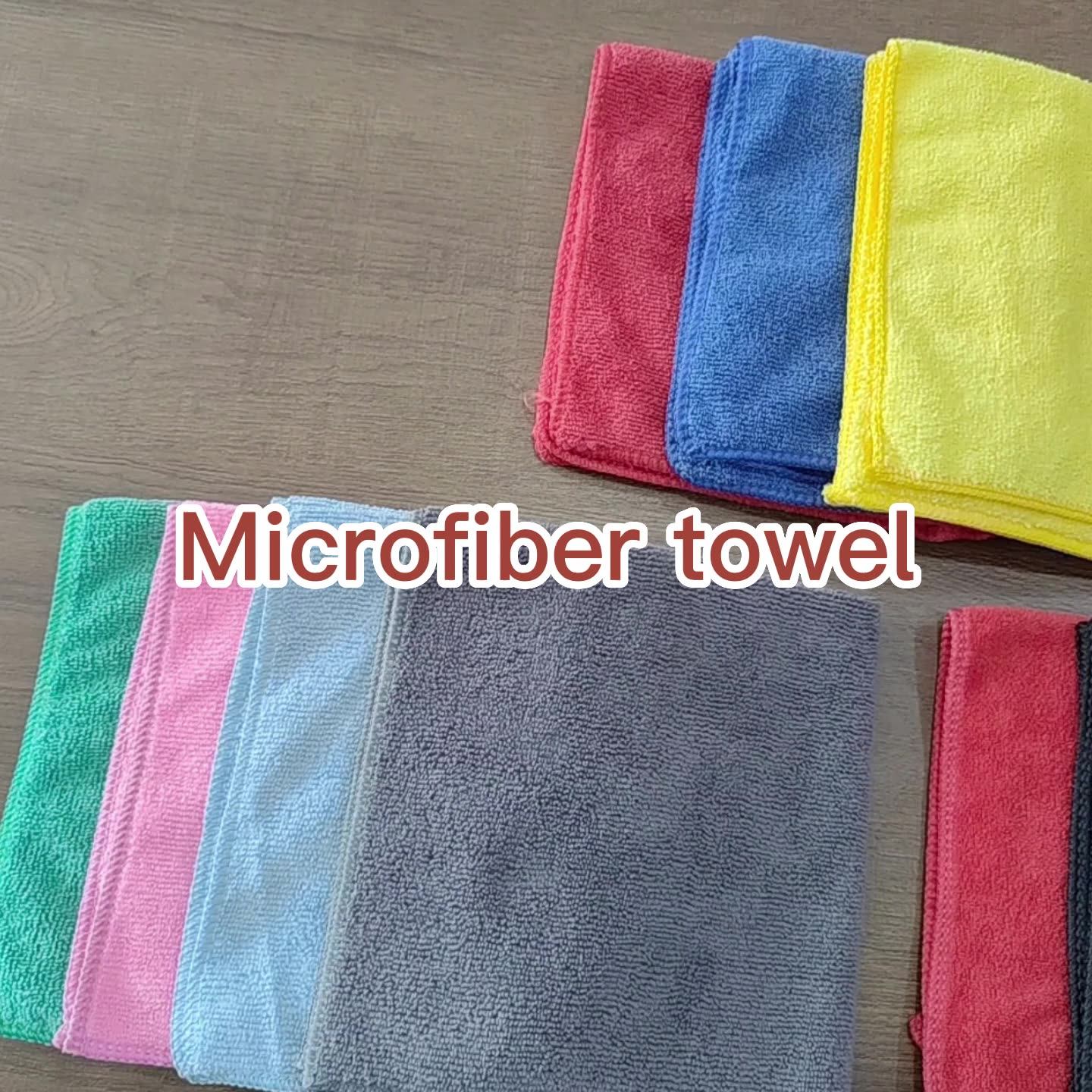 High Quality 400gsm Black Microfiber Towel Car Wash Microfiber Towel ...