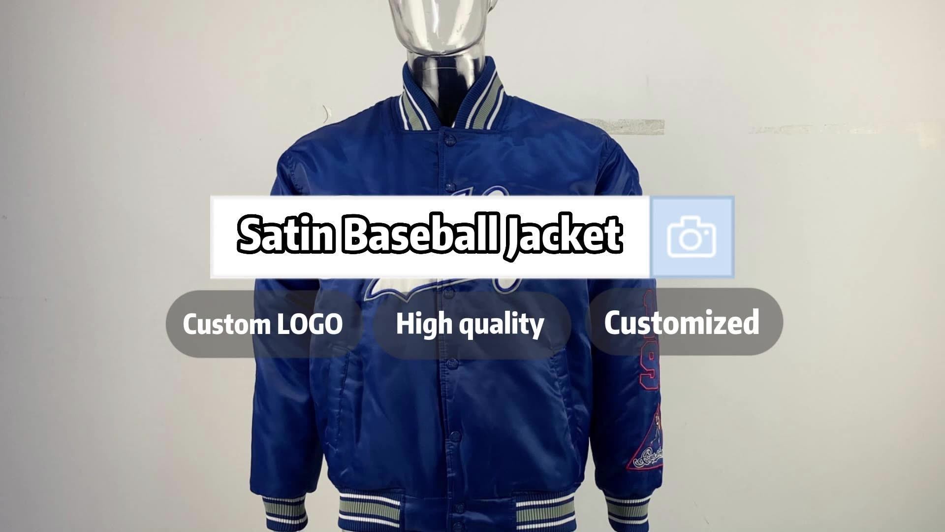 Oem Manufacture Custom Logo Blank Plain Varsity Jacket Leather Sleeve ...