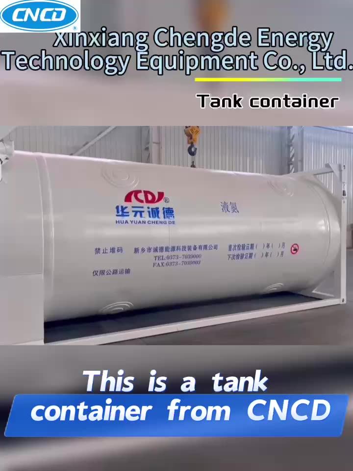 Asme 20ft Cryogenic Lng Shipping Container Tank Iso Tank T75 Transport ...