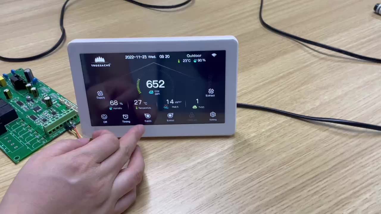 Hrv Erv Mvhr Electricity System Switch Controller Smart Home Tuya Wifi ...