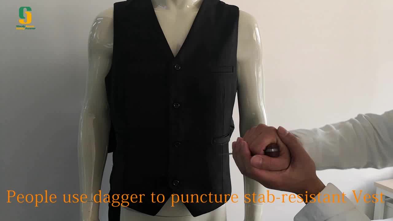 Sturdyarmor Covert Stab Proof Vest Waistcoat Level 5 Cut Proof Clothing ...