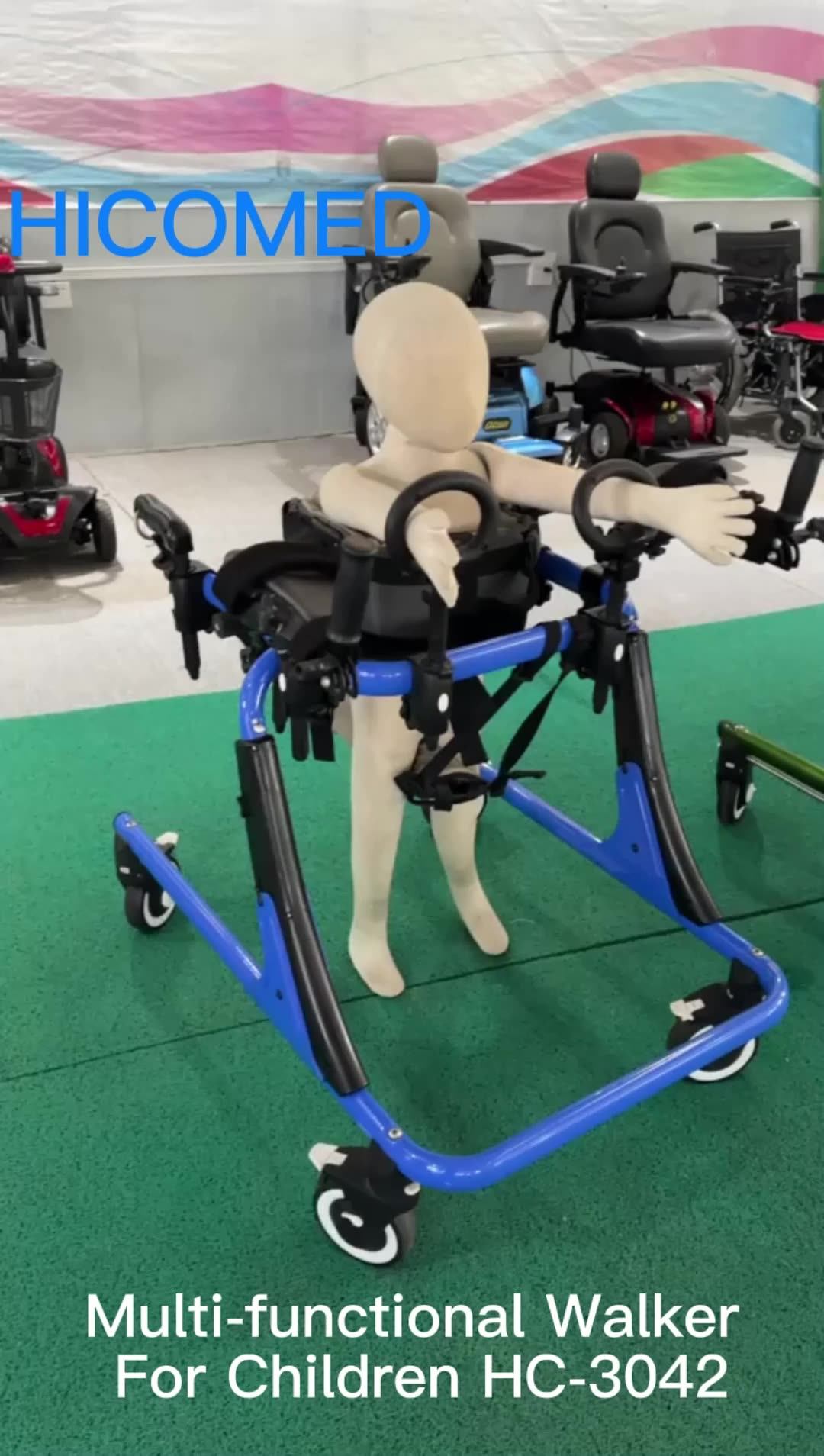 Hicomed Multi-functional Child Walker Rollator Trainer Pediatric Walker ...