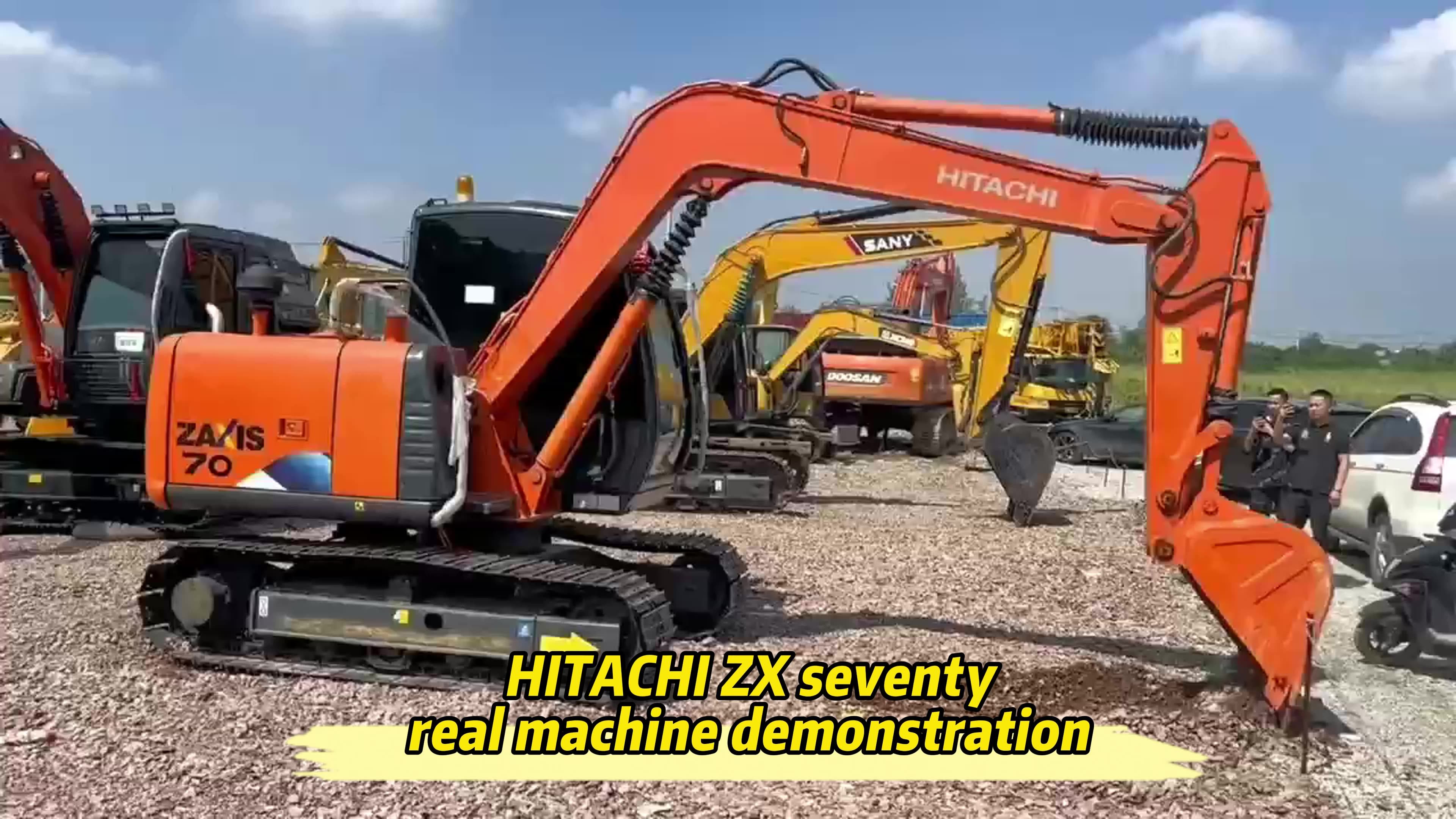 Hot-sale Used Hitachi Excavator Hitachi 70 7ton Mini Hitachi Zx70 ...