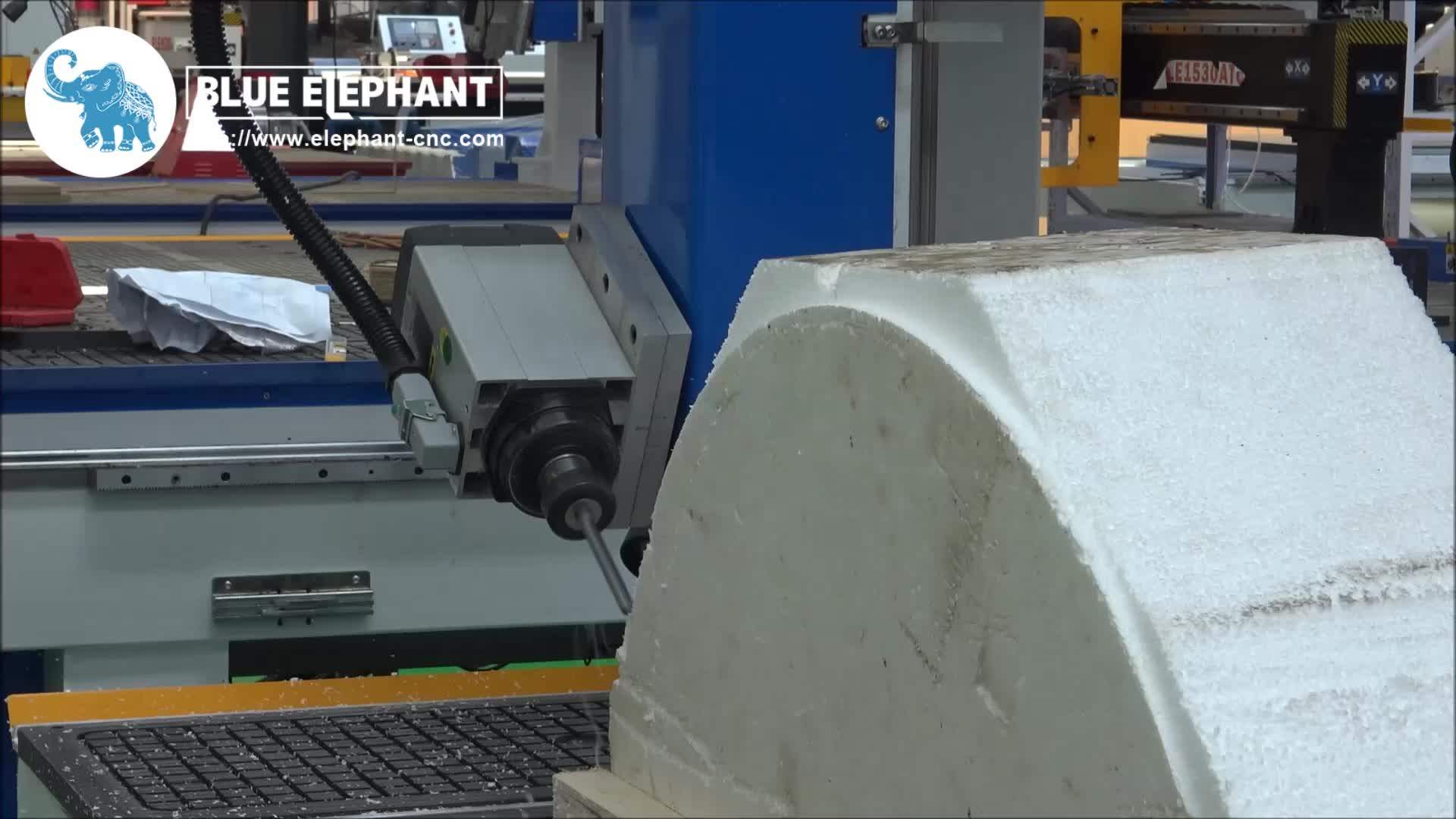 Ele 1935 3d Eps Foam Cutting Machine,4 Axis Cnc Wood Router Machine For ...