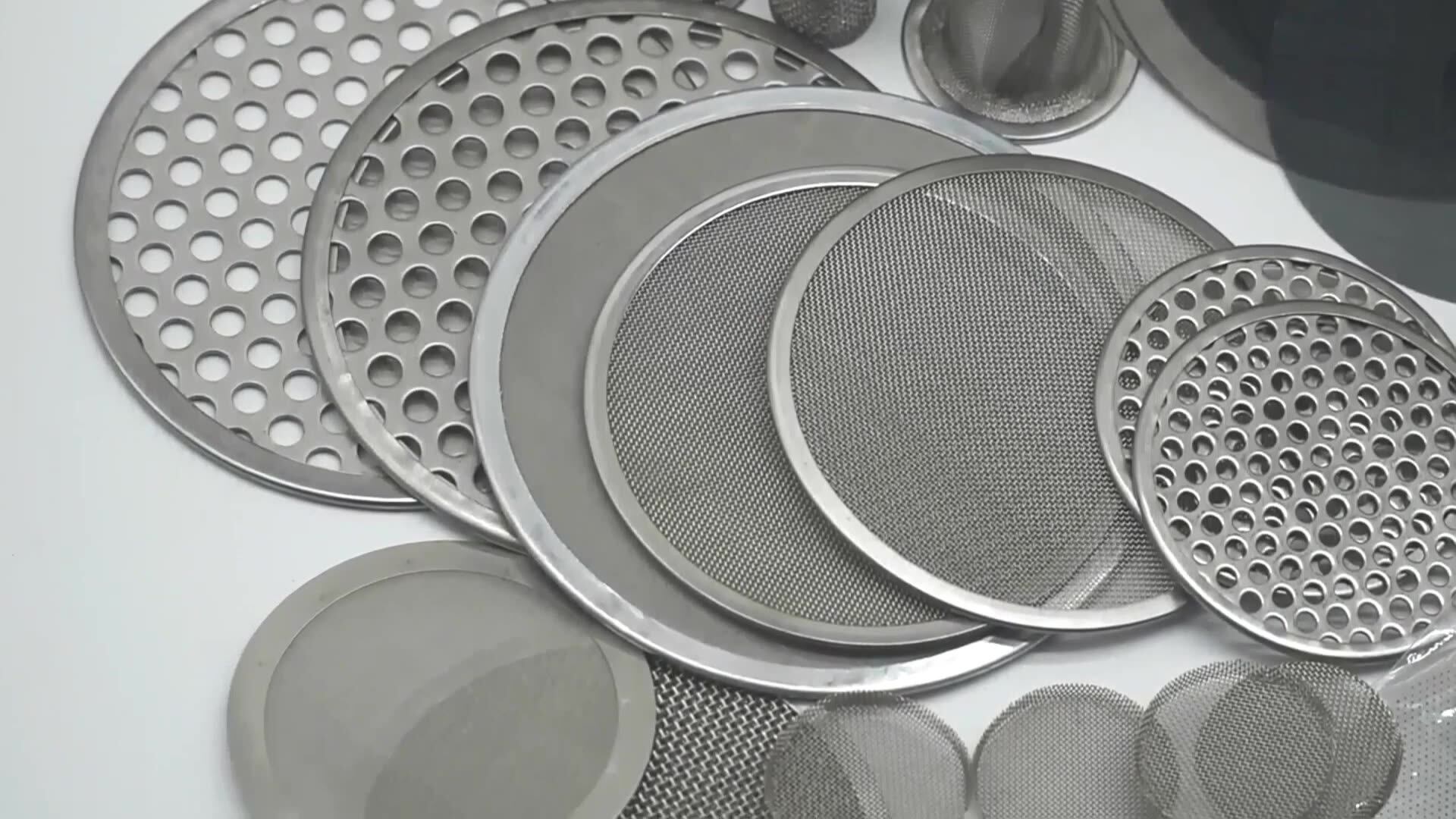Sintered Mesh18 20 40 50 60 80 180 Mesh Round Screen Filter Mesh ...