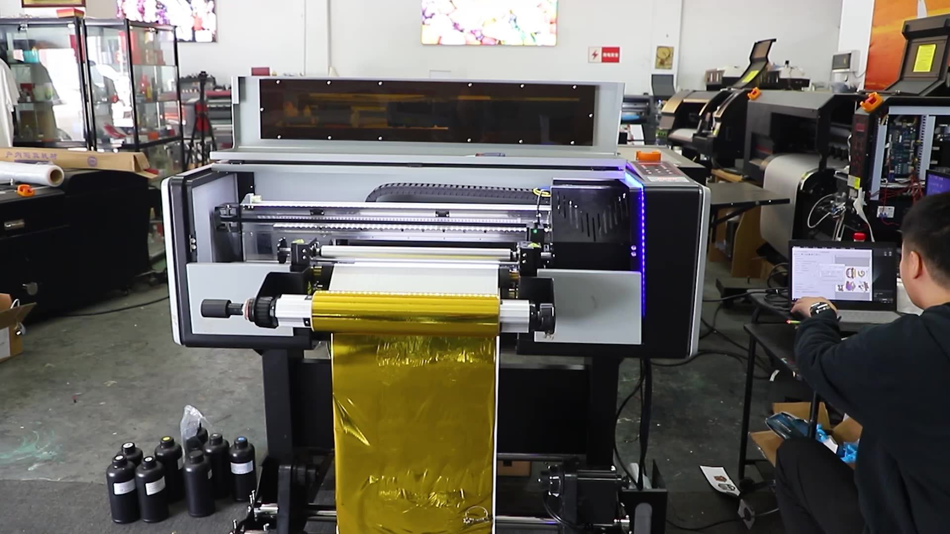 Digital A2 2 In 1 Uvdtf Roll Sticker Film Printer 2022 New Print ...