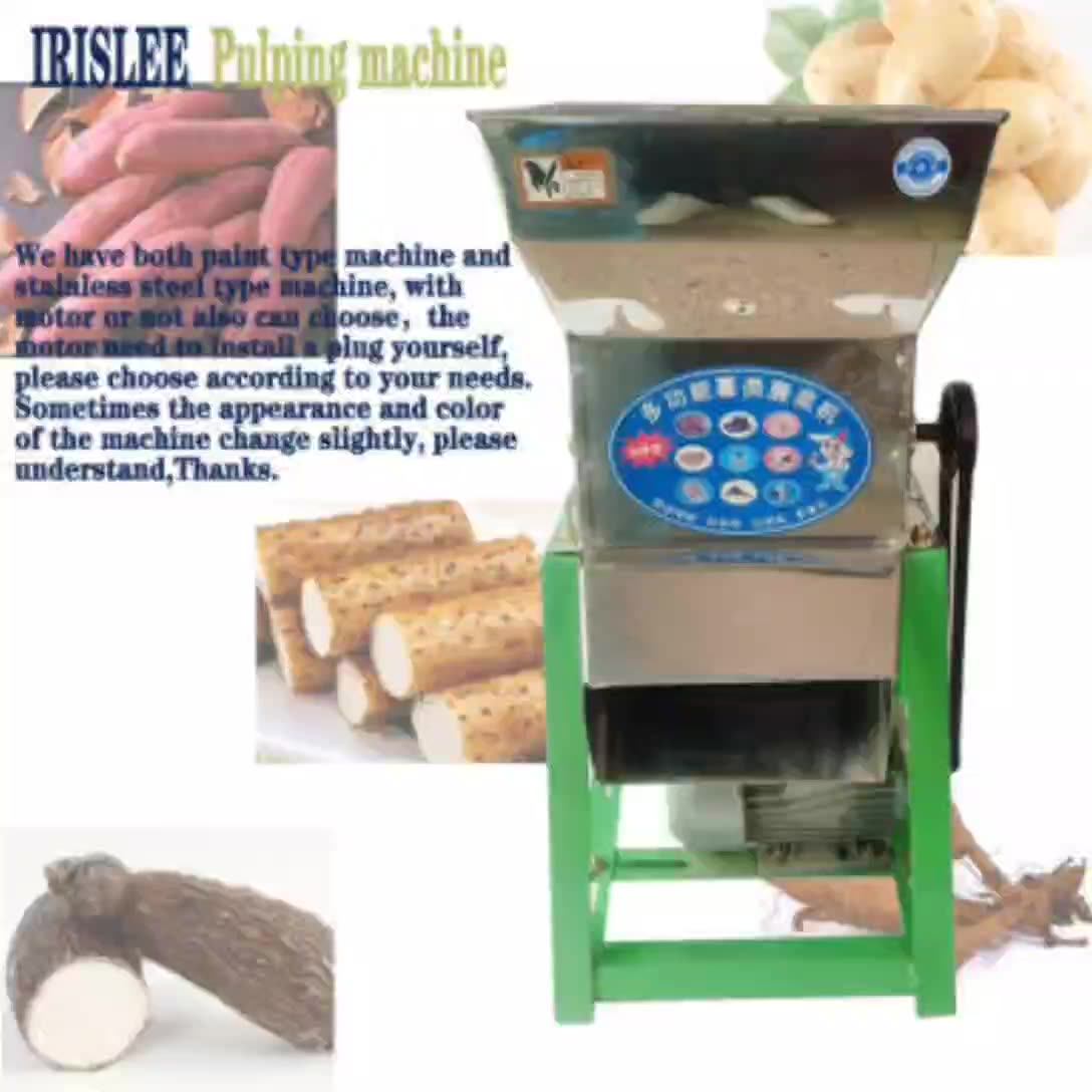 Sweet Potato Grating Root Pulp Separator Machine Pulverizer Mill ...