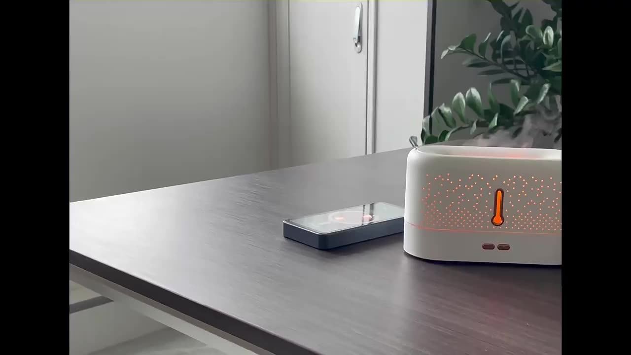 Ultrasonic 3d Fire Flame Aroma Diffuser Scent Diffuser Machine With ...