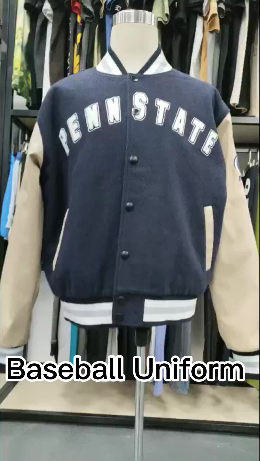 Yuanyang Vintage Versity Bomber Jacket For Men Custom Plain Chenille ...