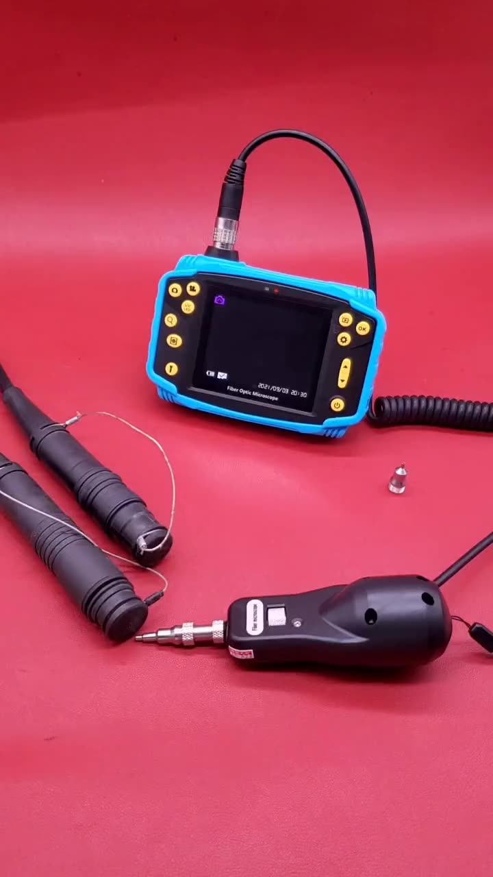 Fibre Optic Endface Inspection Microscope Connectors Endface Tester ...