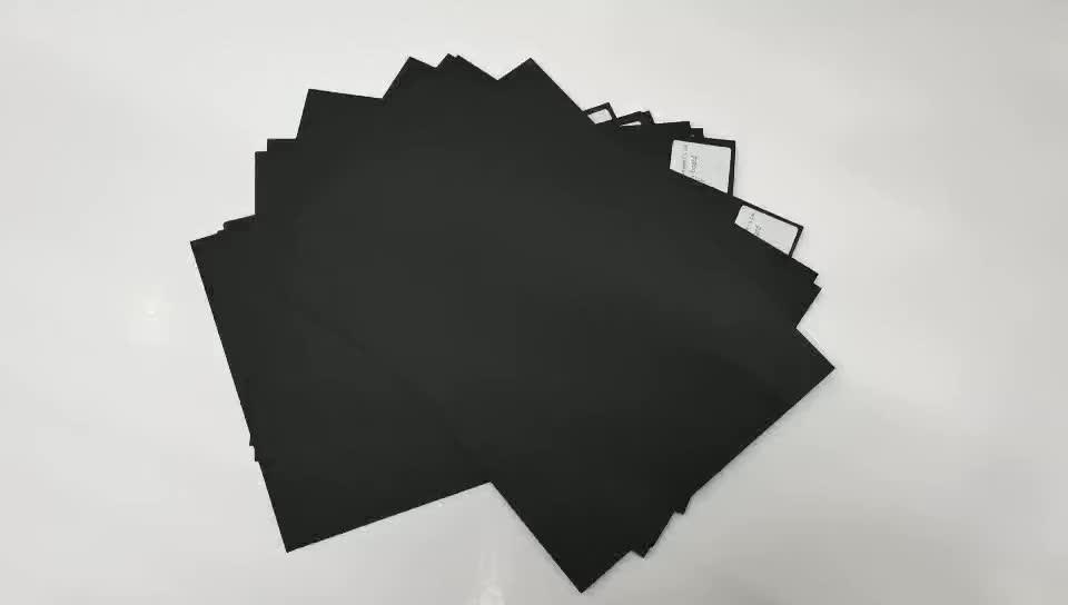 High Density Black Paperboard Solid Cardboard Sheets - Buy Black ...