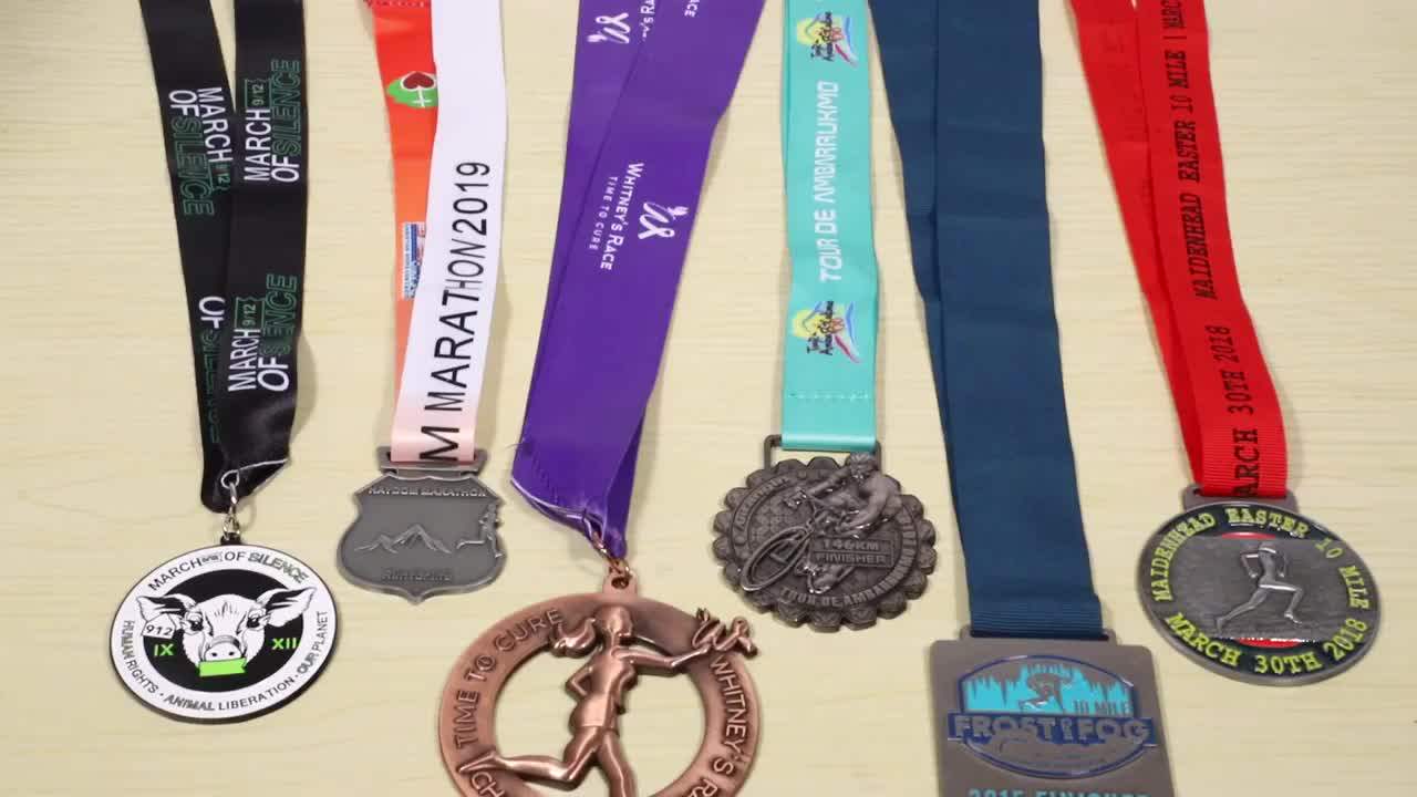 Manufactures Marathon Race Finisher 5k Running Award Custom Metal Craft ...