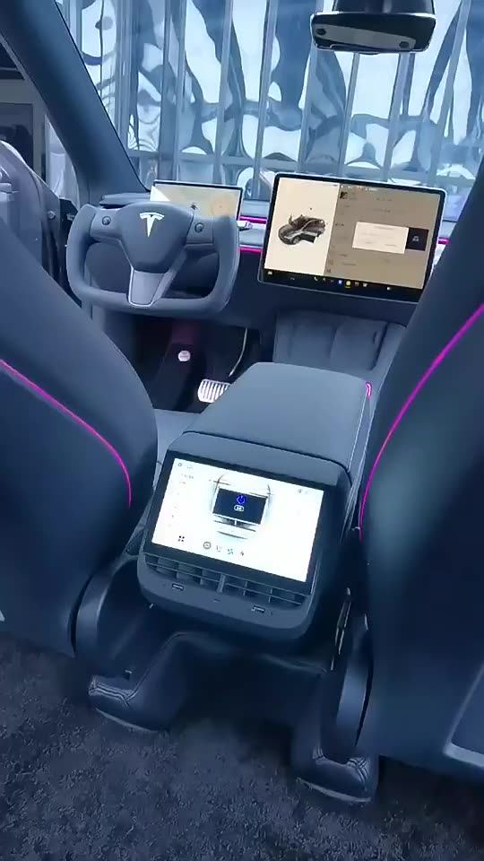 7inch Android 12 Ips Car Display Screen Rear Seat Air Conditioning ...