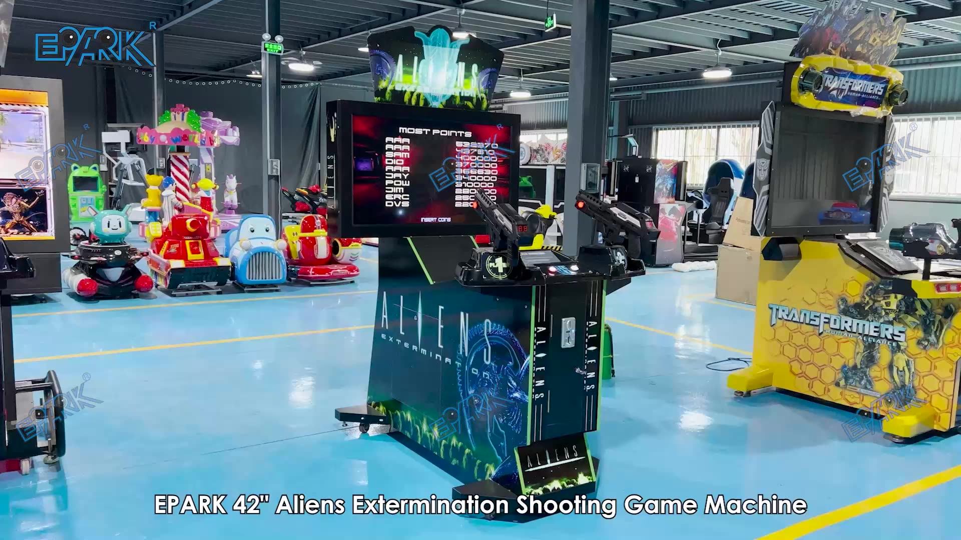 Coin Operated 42 Inch Lcd Aliens Shooting Simulator Arcade Game Machine ...