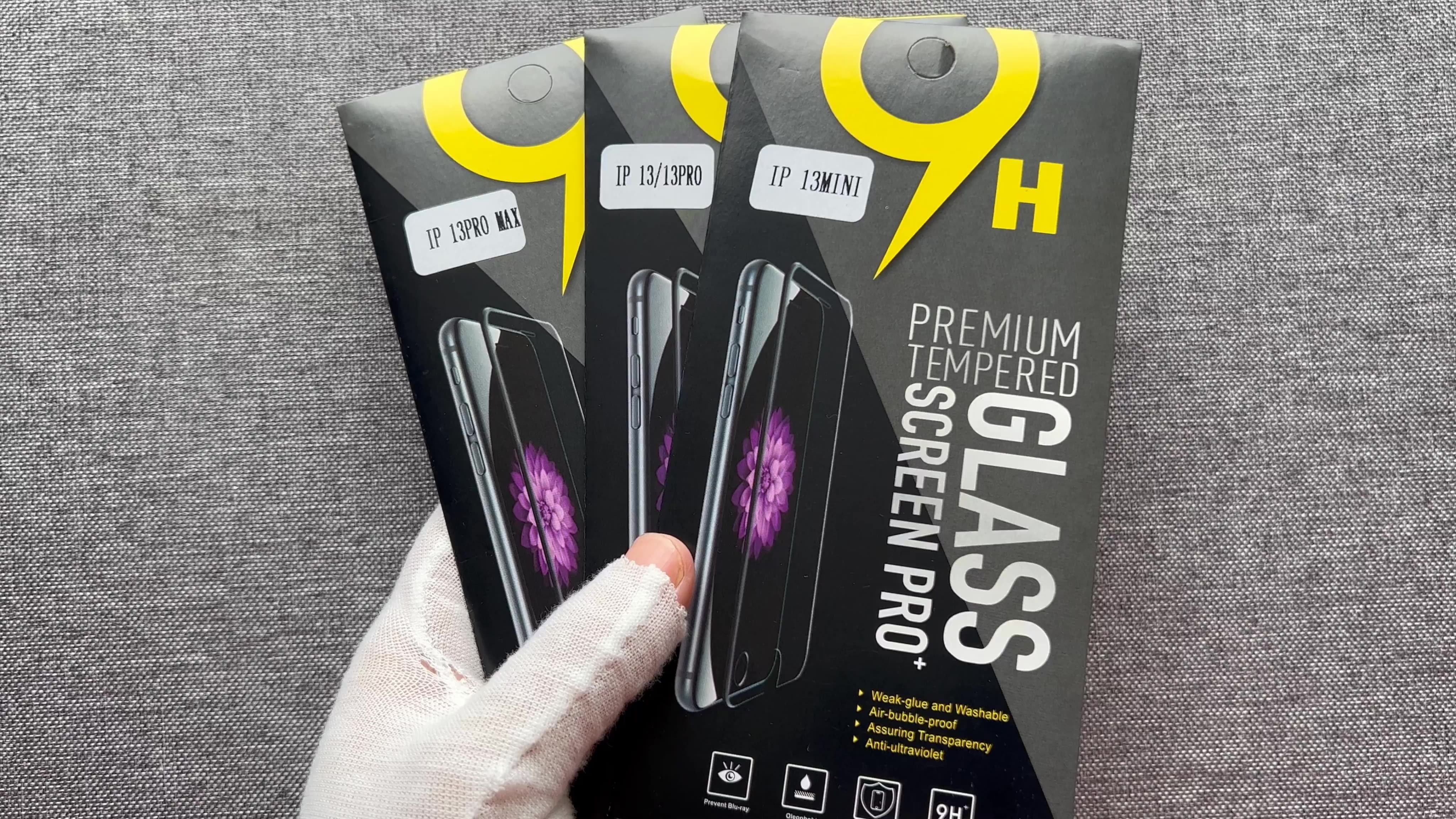 Premium Hot Wholesale 9h High Clear Tempered Glass Screen Protector For ...