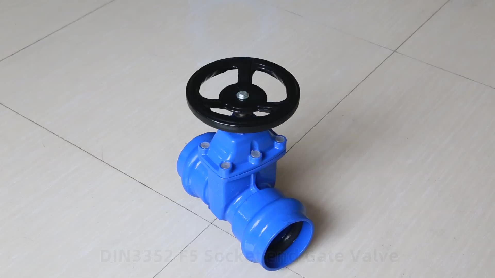 Din 3352 F5 Sealing Valves Ductile Cast Iron Pn25 Non Rising Stem Soft ...