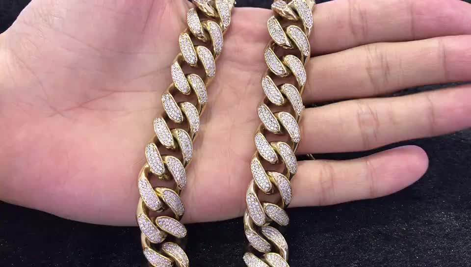 Missjewelry Wholesale Heavy Hip Hop Cz Micro Paved Diamond Iced Out ...