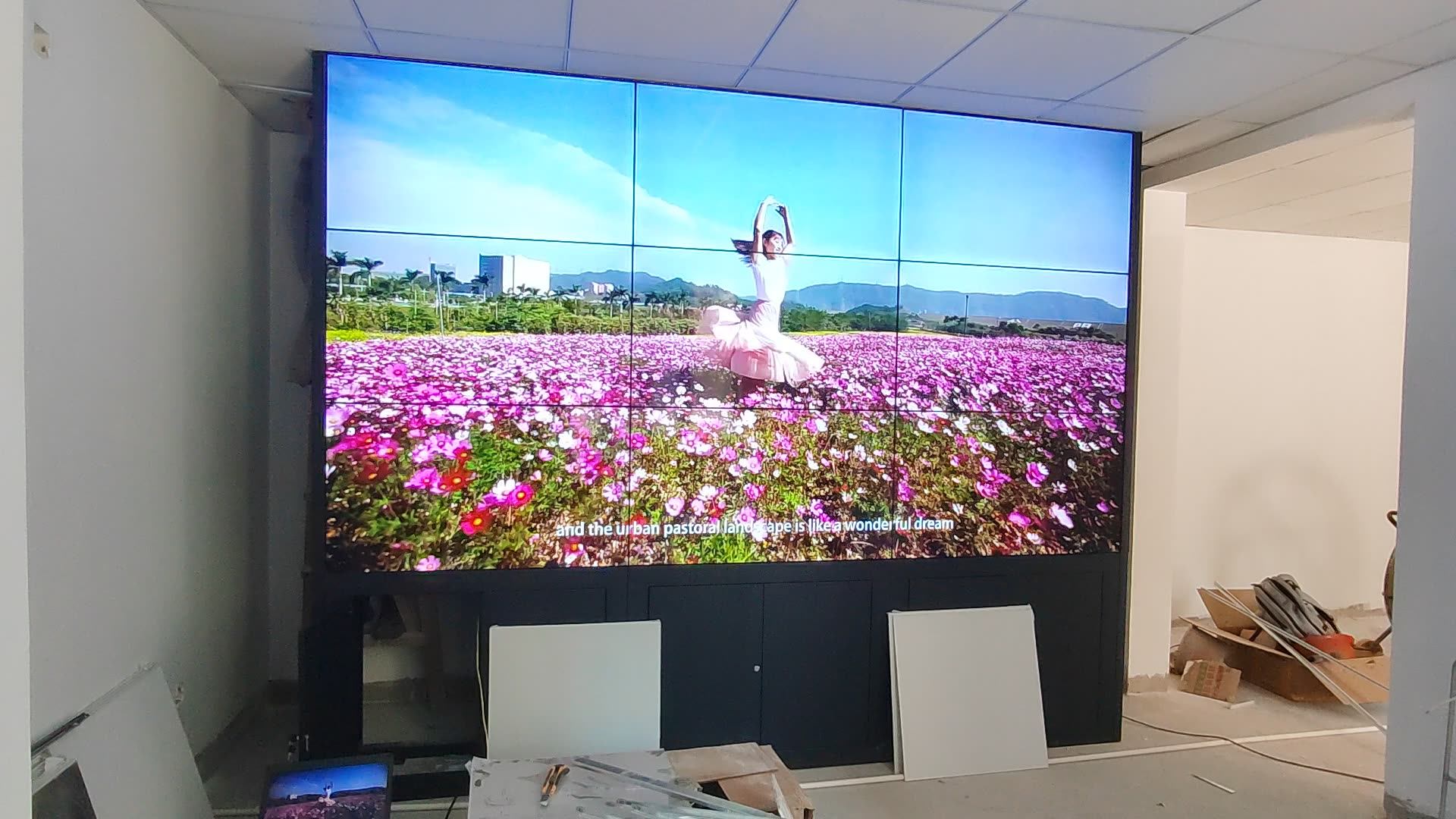 Ultra Narrow Bezel Video Wall Controller Lcd Video Wall Panels 55 Inch ...