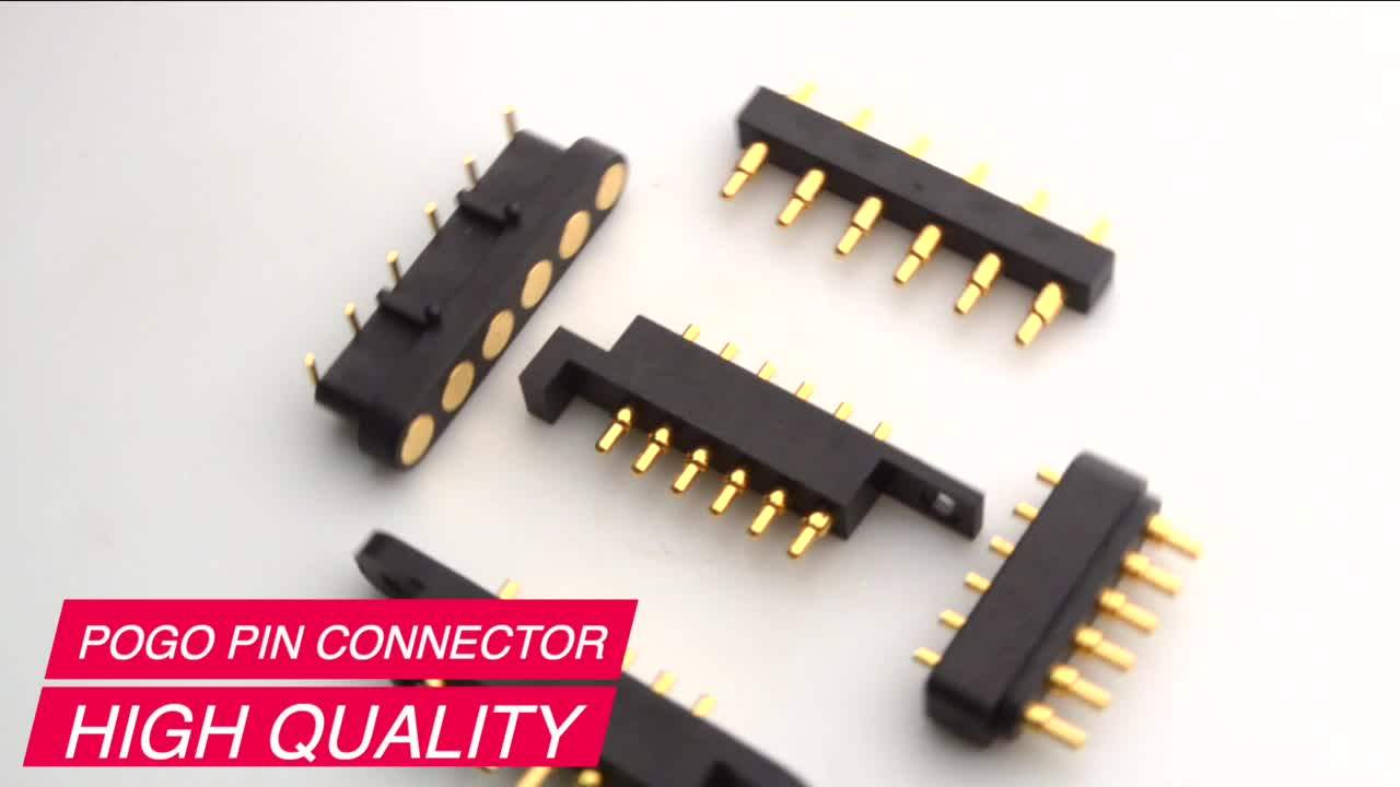 4pin Spring Loaded Test Pins Right Angle Gold Plated Pin Pogo Connector ...