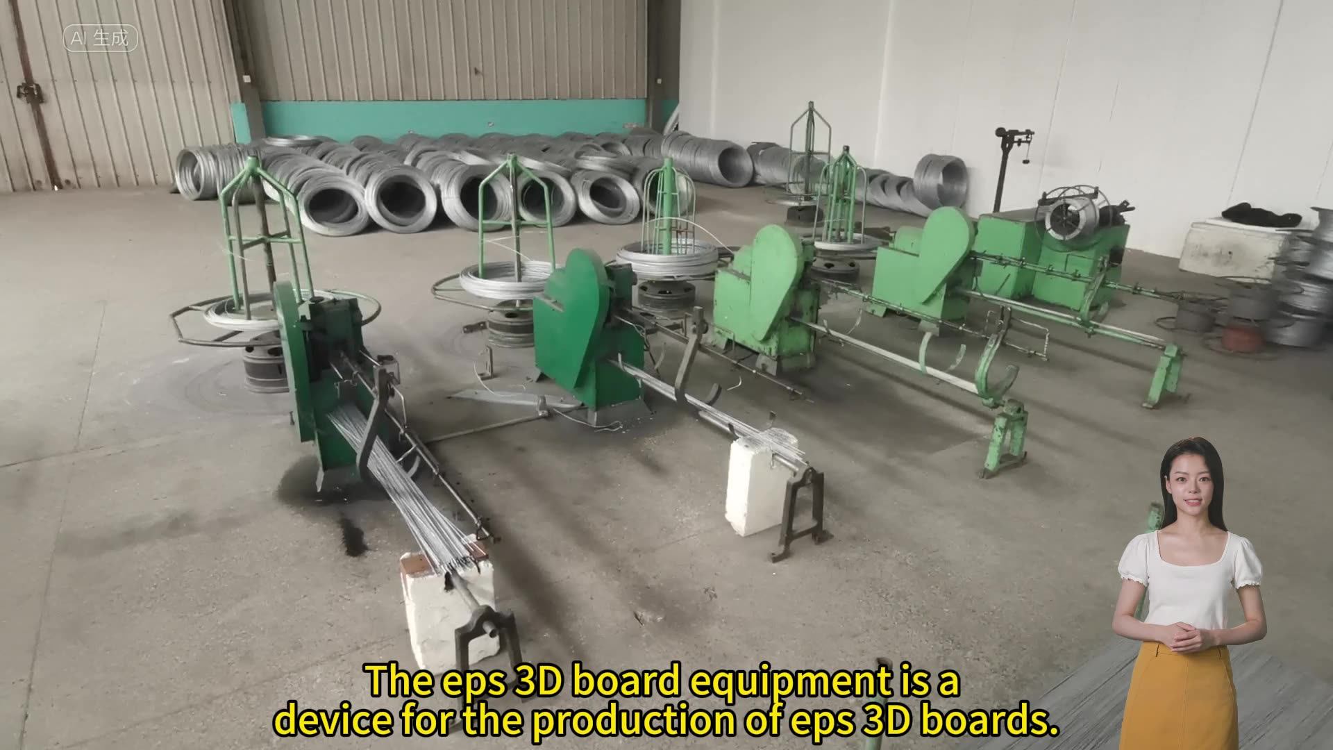 Expanded Polystyrene Metal Mesh Construction Eps Panel Production Line ...