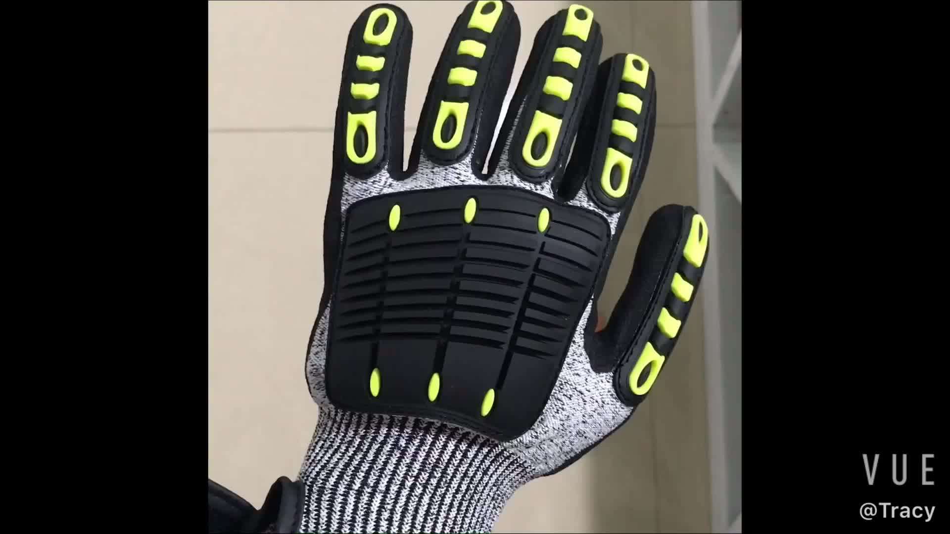 High Dexterity Cut Resistant Crude Hands Smart Skin Impact Gloves - Buy ...
