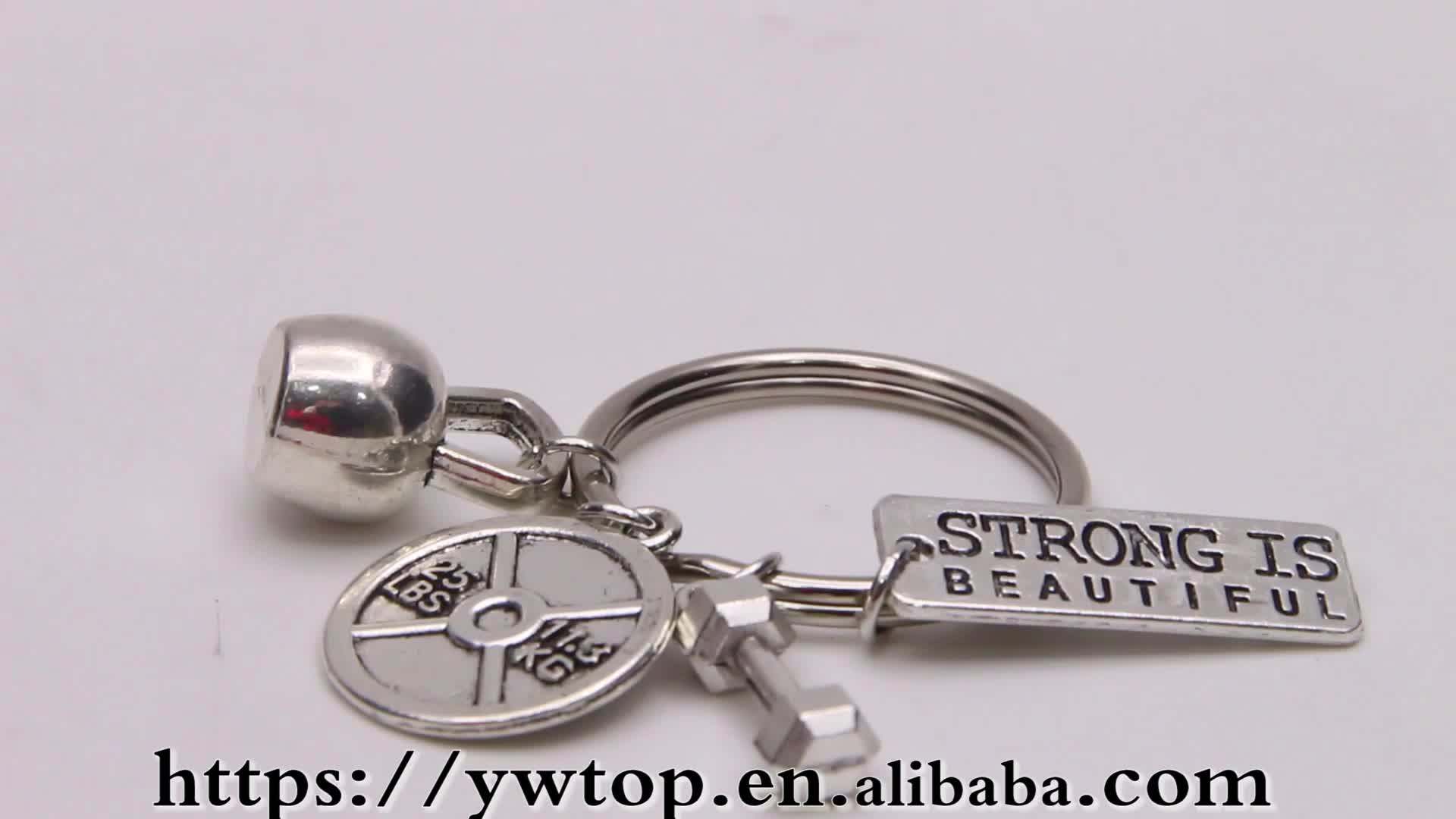 Barbell Dumbbell Charm Weight Fitness Weightlifting Gym Crossfit ...