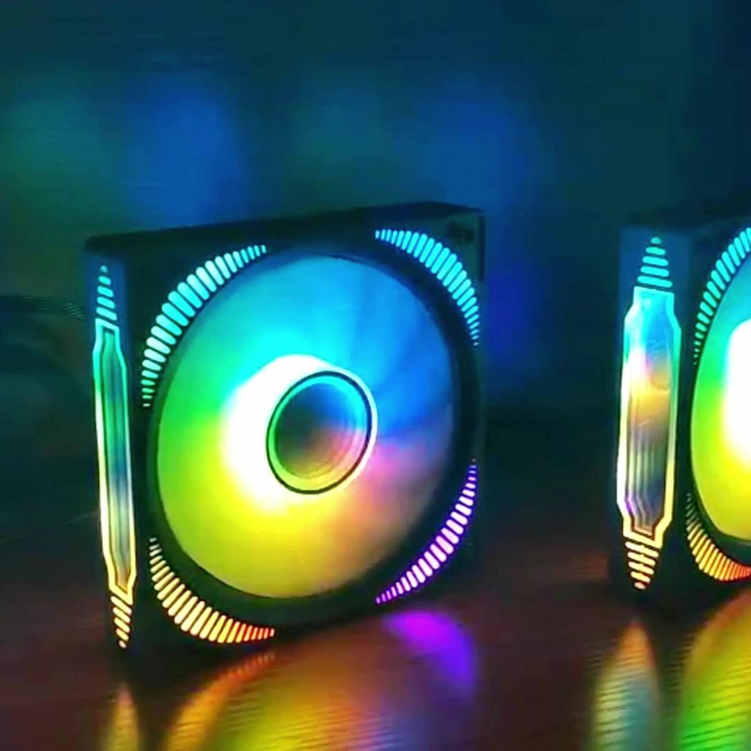 Manmu New Design Rgb Fans For Pc 120mm Rgb Fan 4pin 12v 1100 Rpm Rgb Pc ...