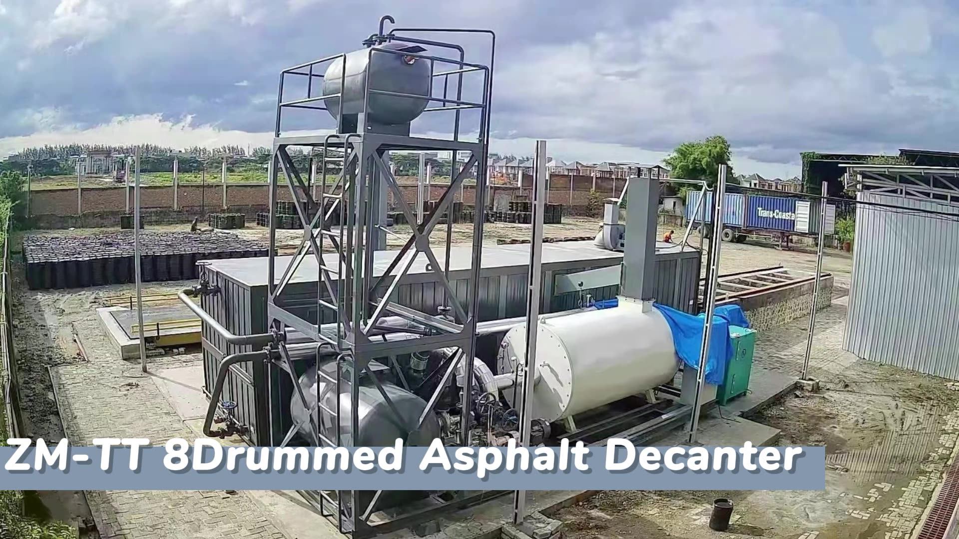 Ikom Bitumen Drum Drummed Asphalt Decanter Melter Melting Machine - Buy ...