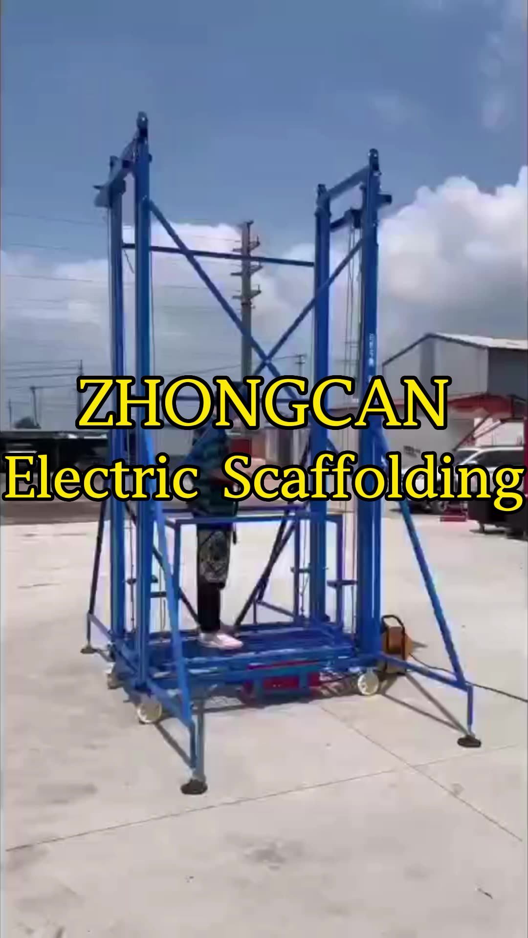 4m 6m Mobile Electric Lifting Ladders/scaffold Work Platforms For ...