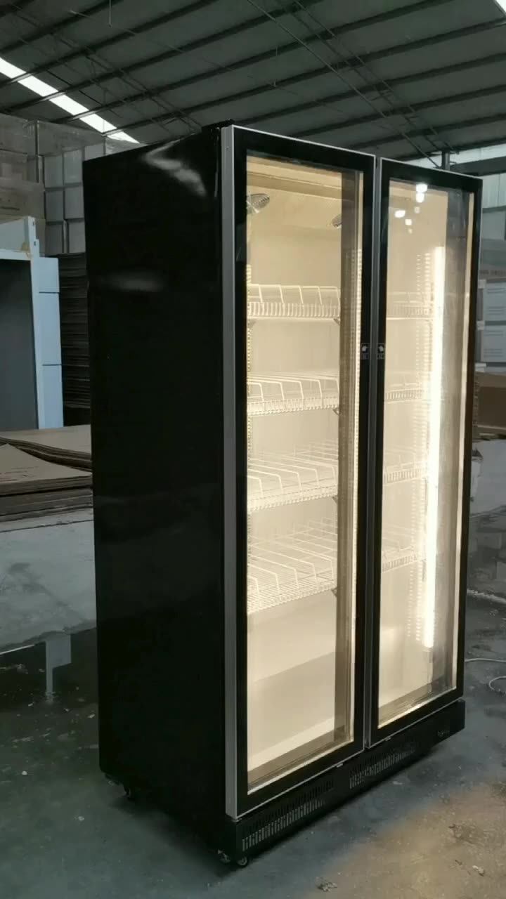 Beverage Display Refrigerated Cabinet Upright Chiller Commercial No ...