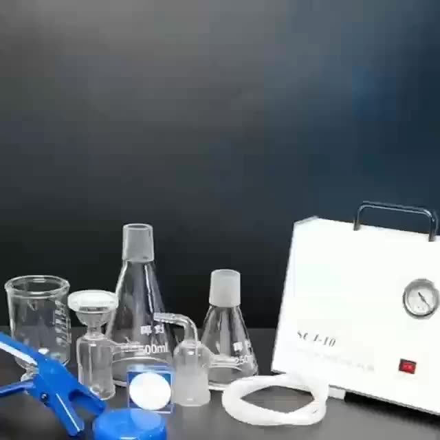 Laboratory Analysis Glass Solvent Vacuum Filtration Distillation ...