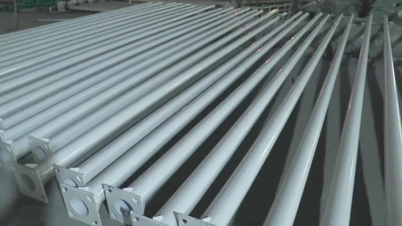 Txsolar 5-15 Meters Hot Dip Galvanization Light Column Commercial Light ...