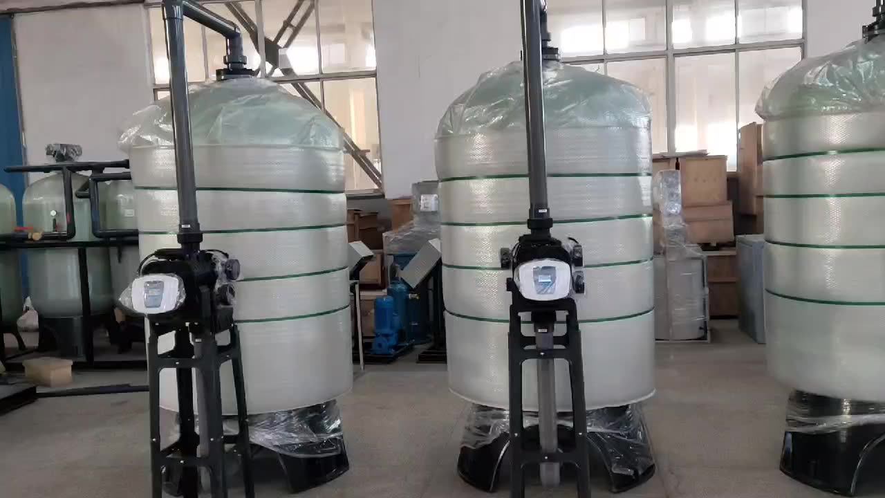Water Treatment 15m3/hr Quartz Sand Filter /carbon Filter To Remove Tds ...