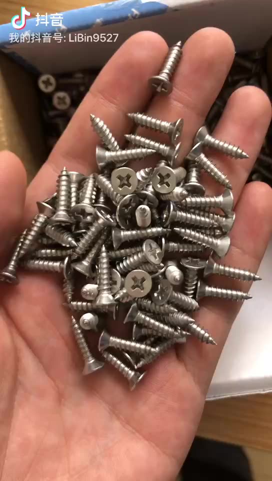 紧固件304不锈钢KA十字沉头自攻螺丝GB846平头自攻螺钉M3.5M6.3M8-阿里巴巴