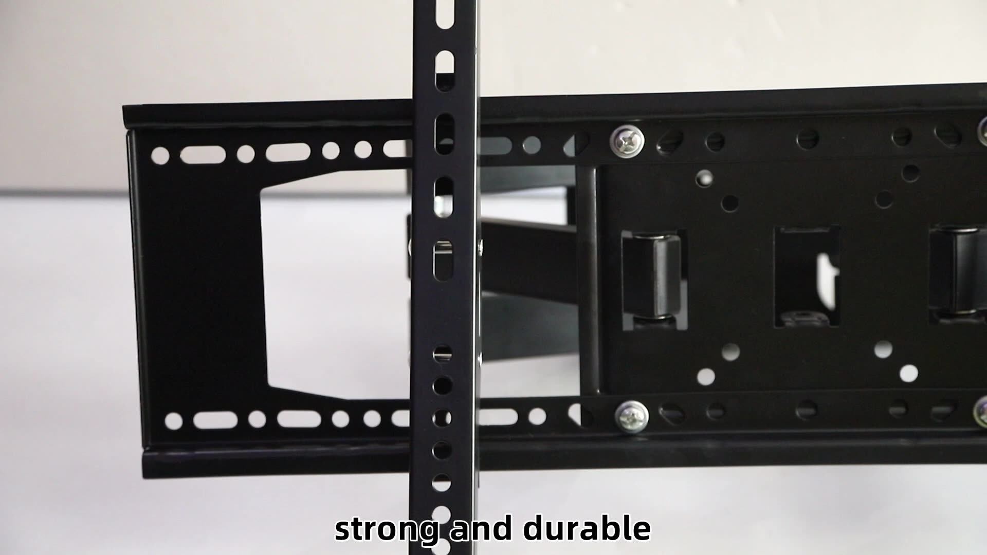 Double Arm Tilt Swivel Vesa 600*400 Mm Full Motion Tv Wall Mount ...