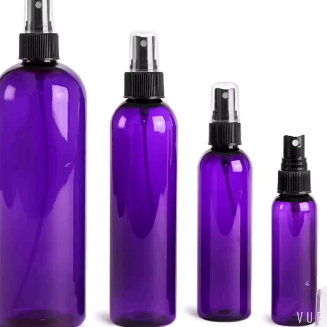 Botellas De Plástico De 300ml 12oz,Botellas Redondas Pet Cosmo Moradas ...