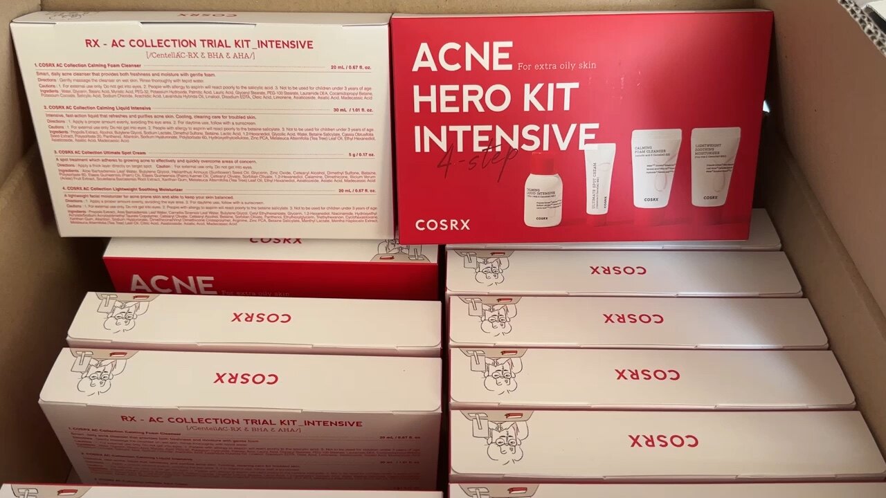 Korean Original Facial Cosrx Ac Collection Minisize Travel Trial Kit ...