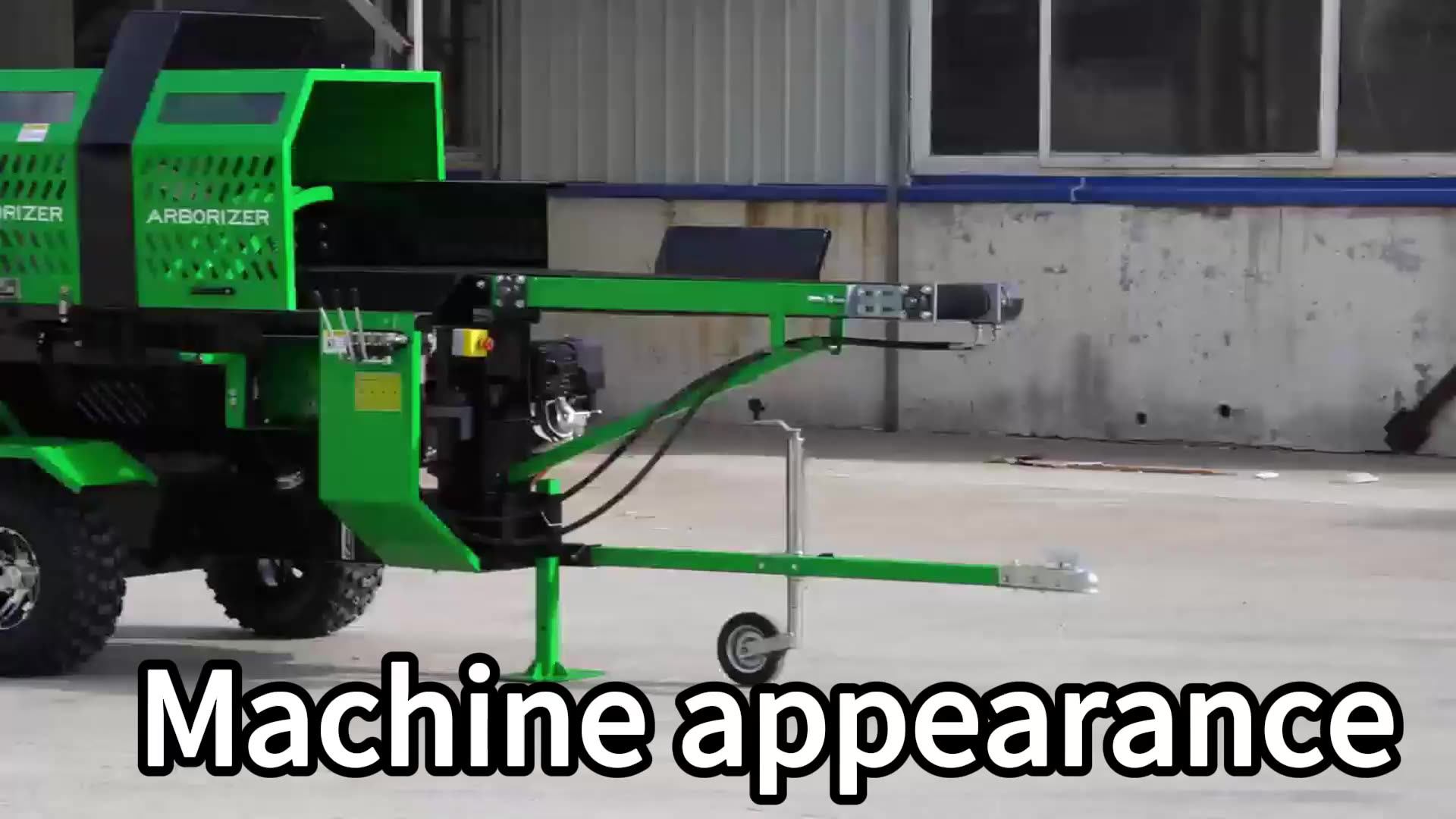 Hydraulic Diesel Firewood Processor Log Splitter With Hydraulic Saw ...