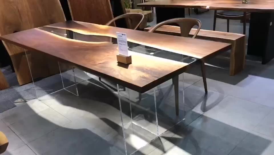 Wood Resin Table Crystal Clear Bar Table Top Epoxy Resin - Buy Epoxy ...