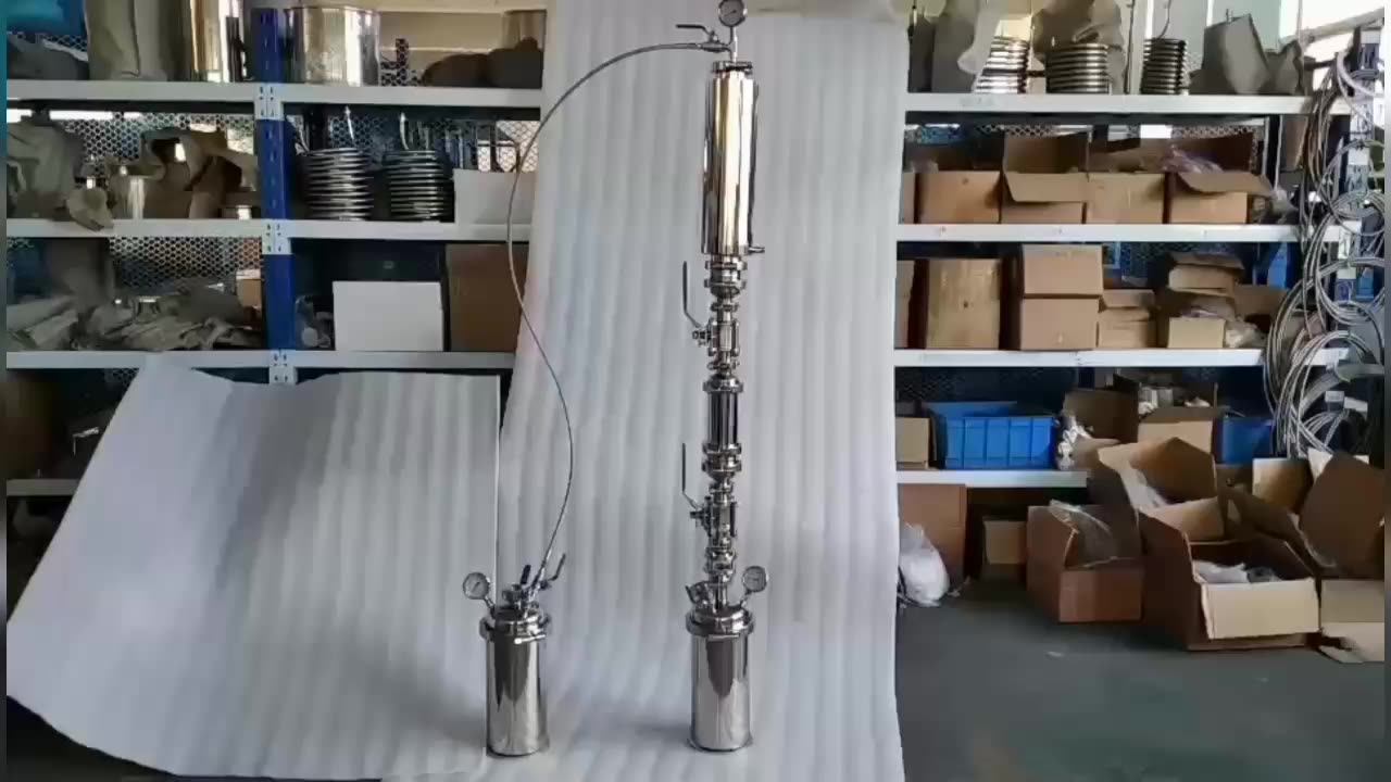 1 Pound Closed Loop System Jacketed Crc Extractor With Color ...