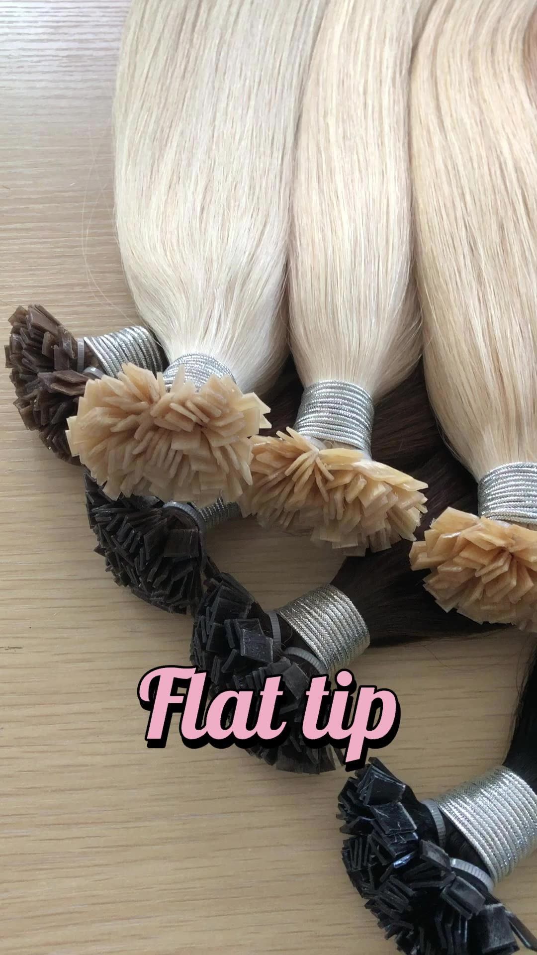 12a Russian 100 Keratin Extensions Remy K Tip Hair Extensions Human ...