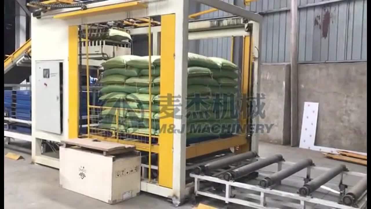 Bag Stacking Loading Bags Conveyor Palletizer Machine - Buy Loading ...